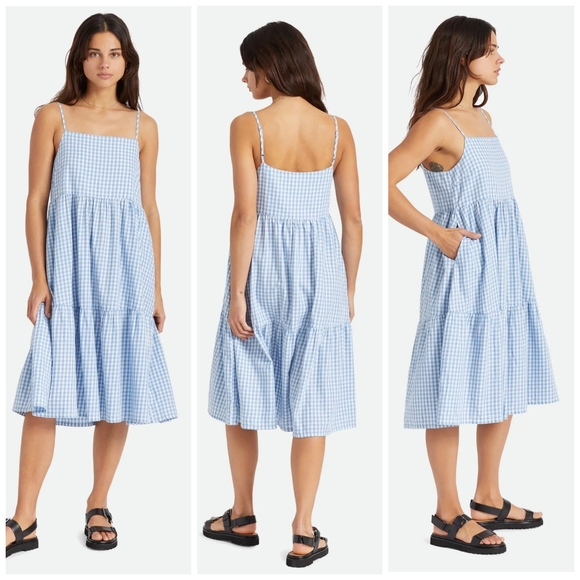 Brixton | Dresses | Nwt Brixton Gingham Tier Dress | Poshmark